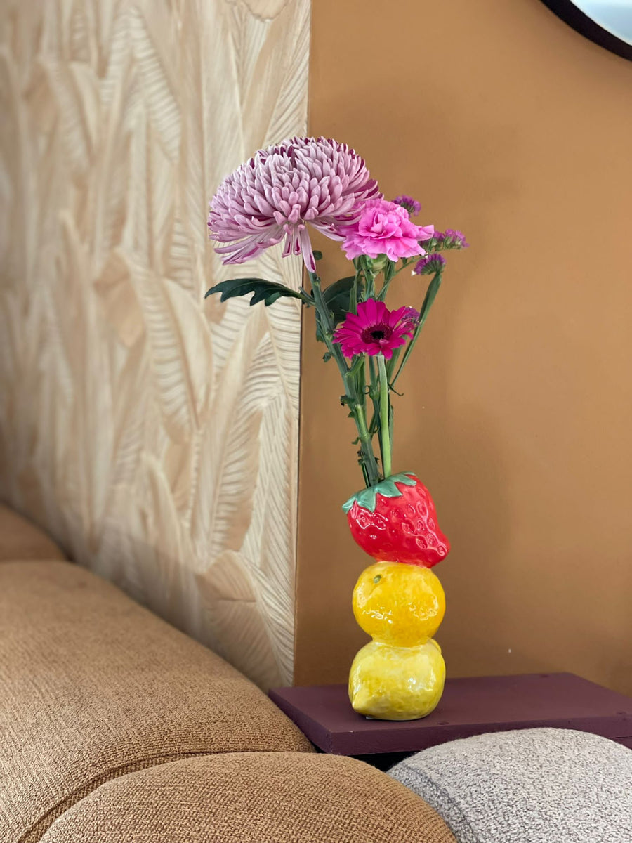 Fruit Vase Multi Strawberry – The Golden Webshop